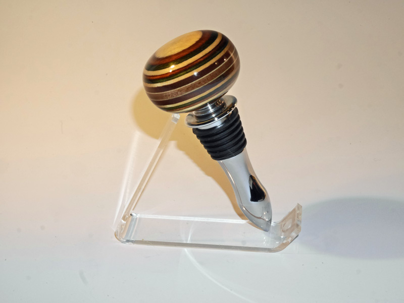 Hidden Corkscrew Wine Bottle Stopper - Earthtone SpectraPly : Ted's ...