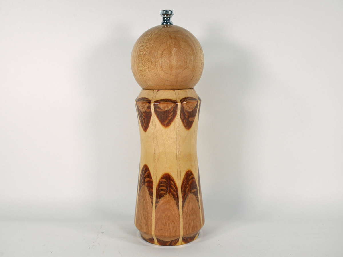Segmented Stave Pepper Mill : Ted's Woodshop