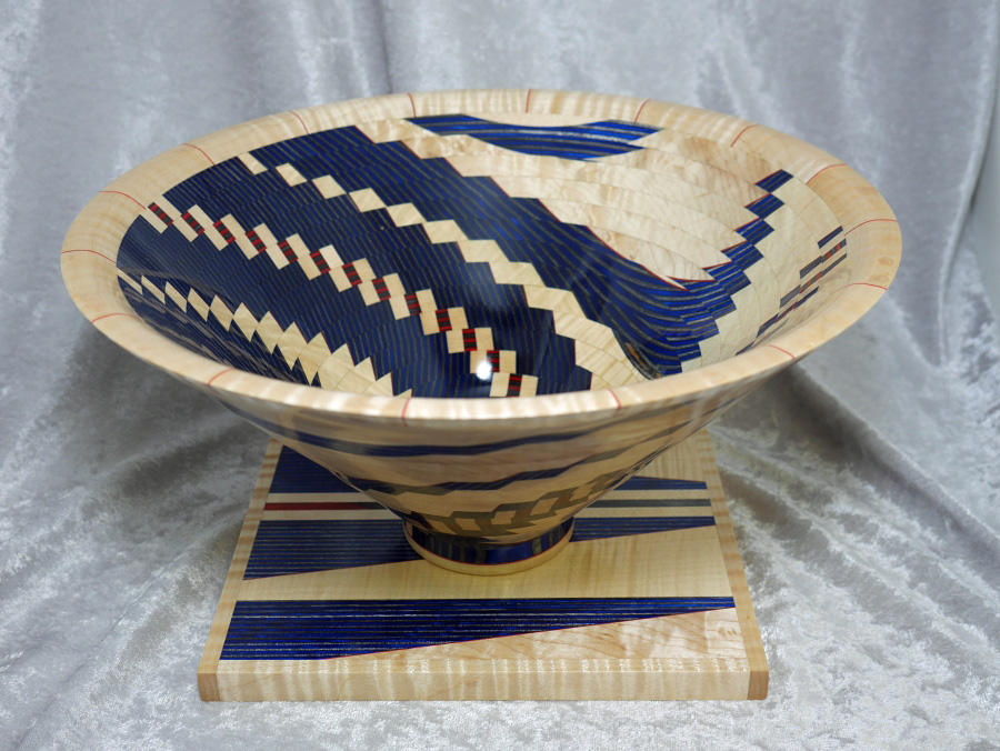"Fire and Ice" Dizzy Bowl : Ted's Woodshop