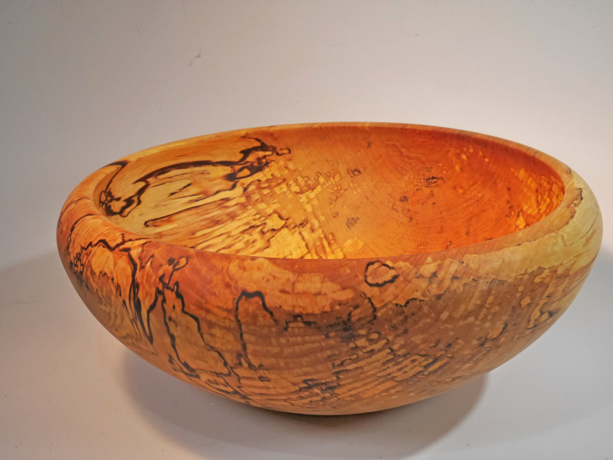 Spalted Alaska Birch Bowl : Ted's Woodshop