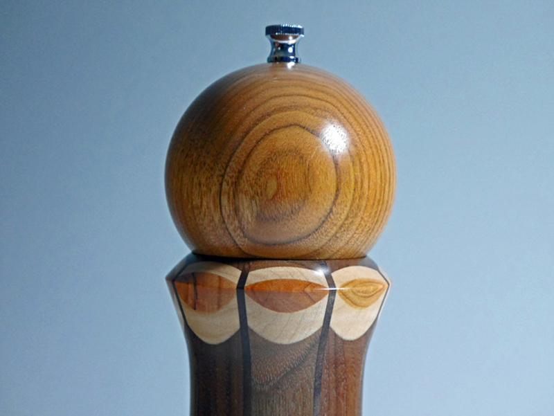 Segmented Stave Pepper Mill : Ted's Woodshop