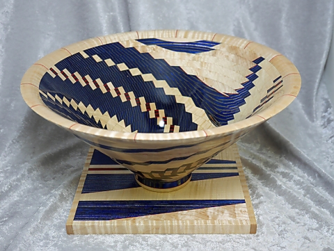 "Fire and Ice" Dizzy Bowl : Ted's Woodshop