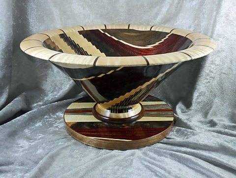 "Prairie Fire" Dizzy Bowl : Ted's Woodshop