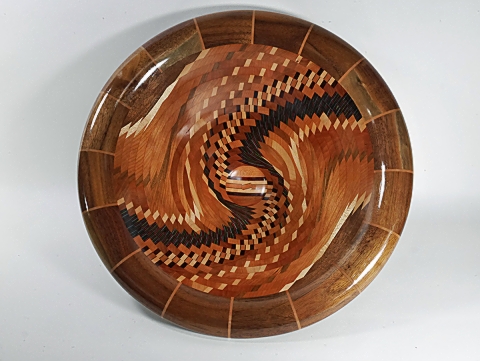 "Rainbow Road" Dizzy Bowl : Ted's Woodshop